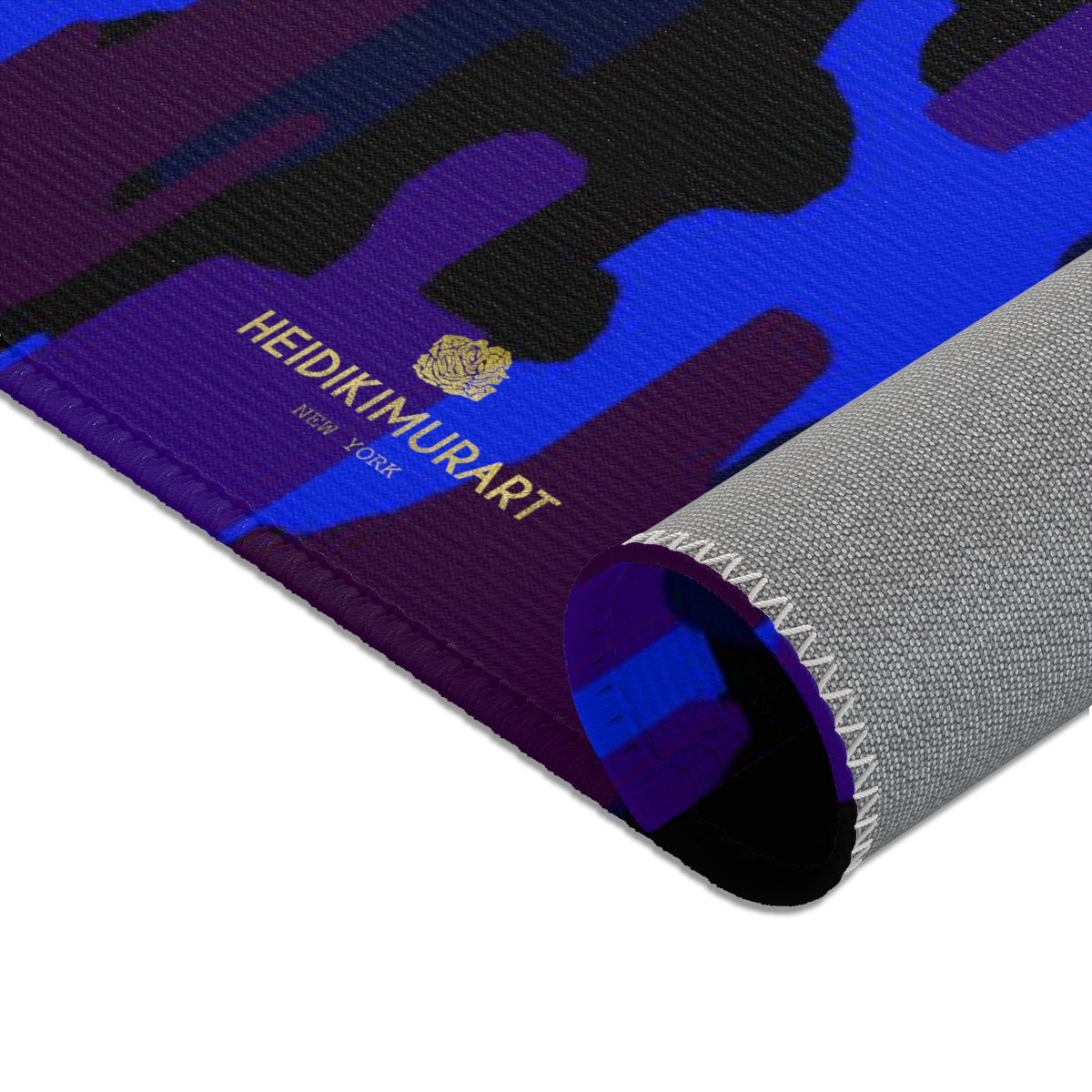 Purple Blue Camo Carpet, Best Camouflage Military Army Print 24x36 ...
