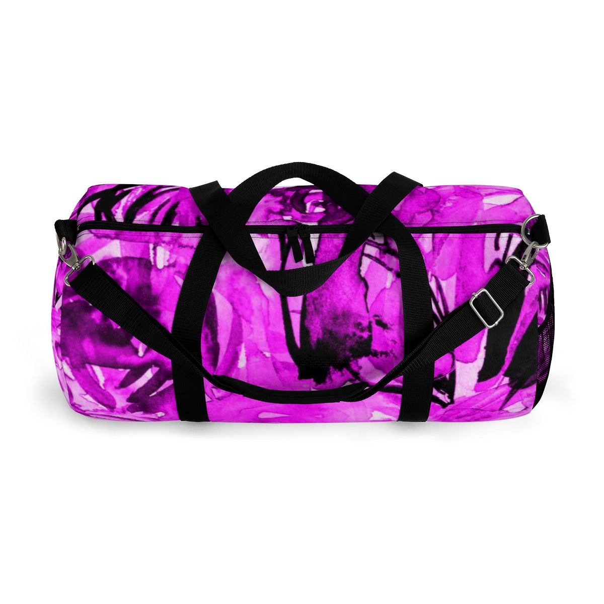 Pink Floral Rose Duffel Bag, Designer All Day Small Or Large Size ...