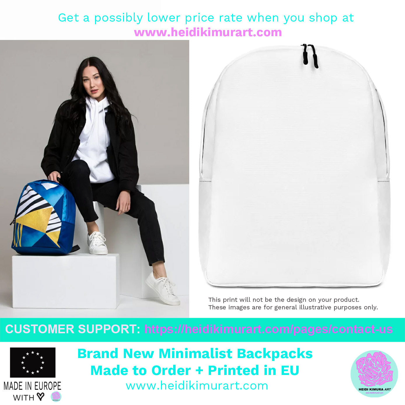 Black Rainbow Stripe Backpack, Gay Pride Striped Minimalist Laptop ...