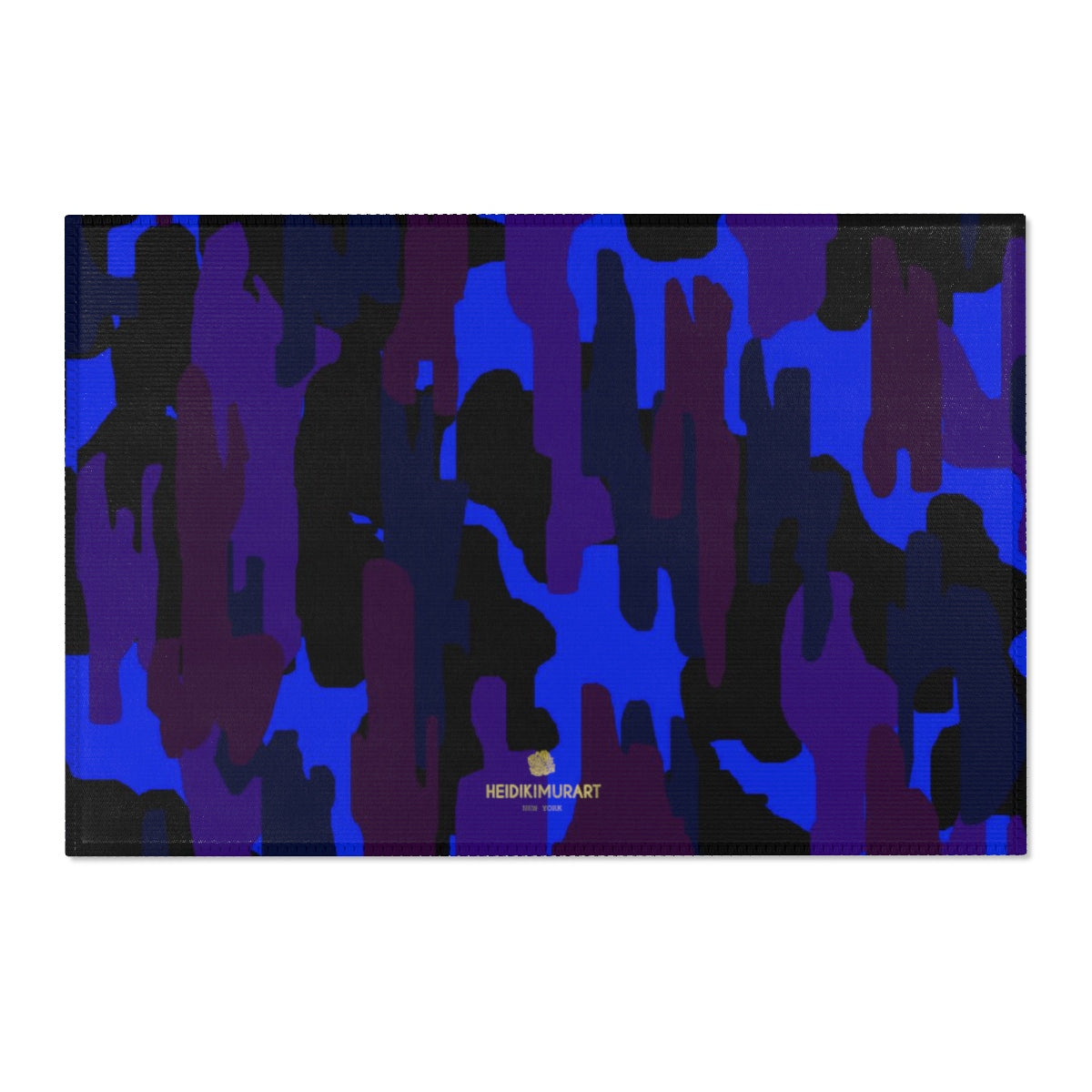 Purple Blue Camo Carpet, Best Camouflage Military Army Print 24x36 ...