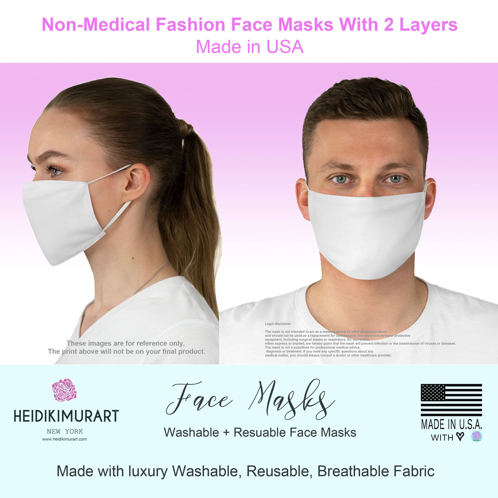 Rainbow Ombre Face Mask, Gay Pride Parade Adult Modern Fabric Face Mask ...
