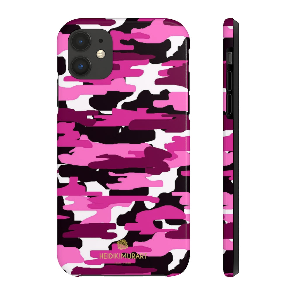 Purple Pink Camo Print Phone Case, Army Case Mate Tough Phone Cases ...