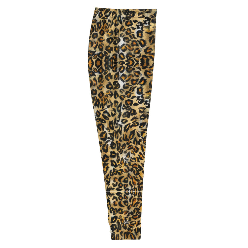 Leopard Animal Print Women's Joggers, Skinny Animal Print Ladies ...
