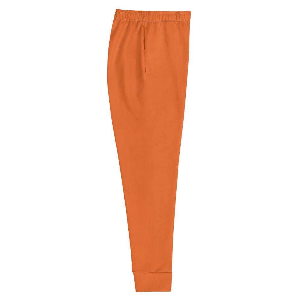 Hot Orange Women's Joggers, Solid Color Premium Slim Fit Soft ...