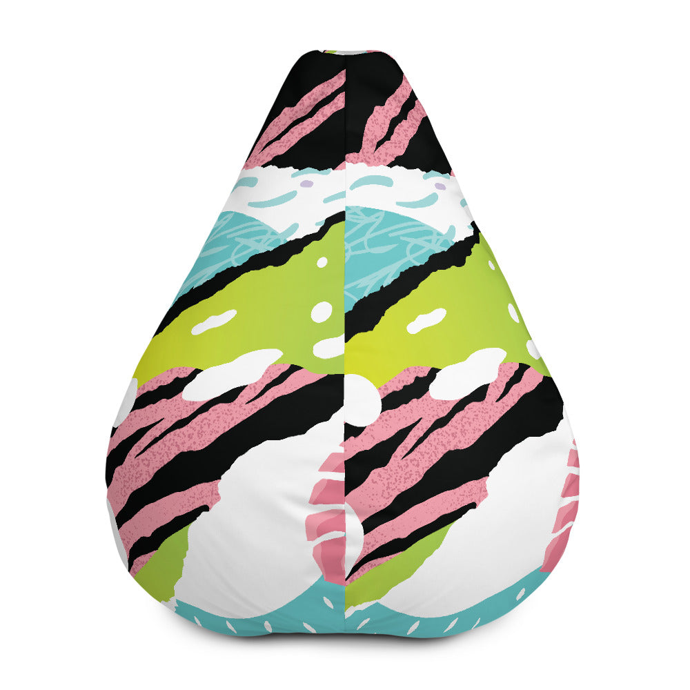 Pink Tropical Bean Bag Chair w/ filling, Made in EU, Best Sofa Chair ...